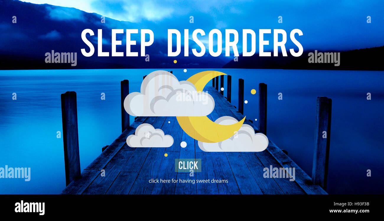 Sleep Disorder Disturbed Insomnia Depression Concept Stock Photo - Alamy