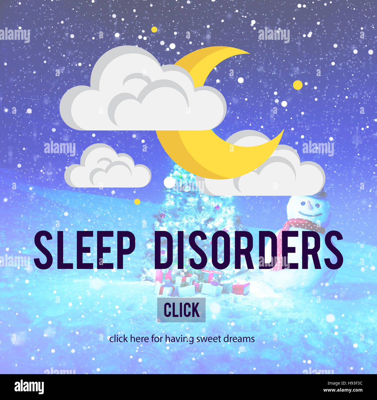 Sleep Disorder Disturbed Insomnia Depression Concept Stock Photo - Alamy