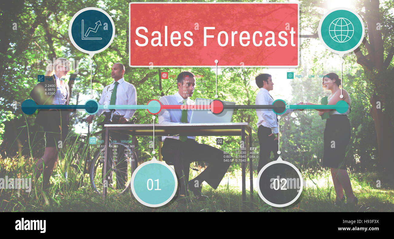 Sales Forecast Planning Strategy Business Concept Stock Photo - Alamy