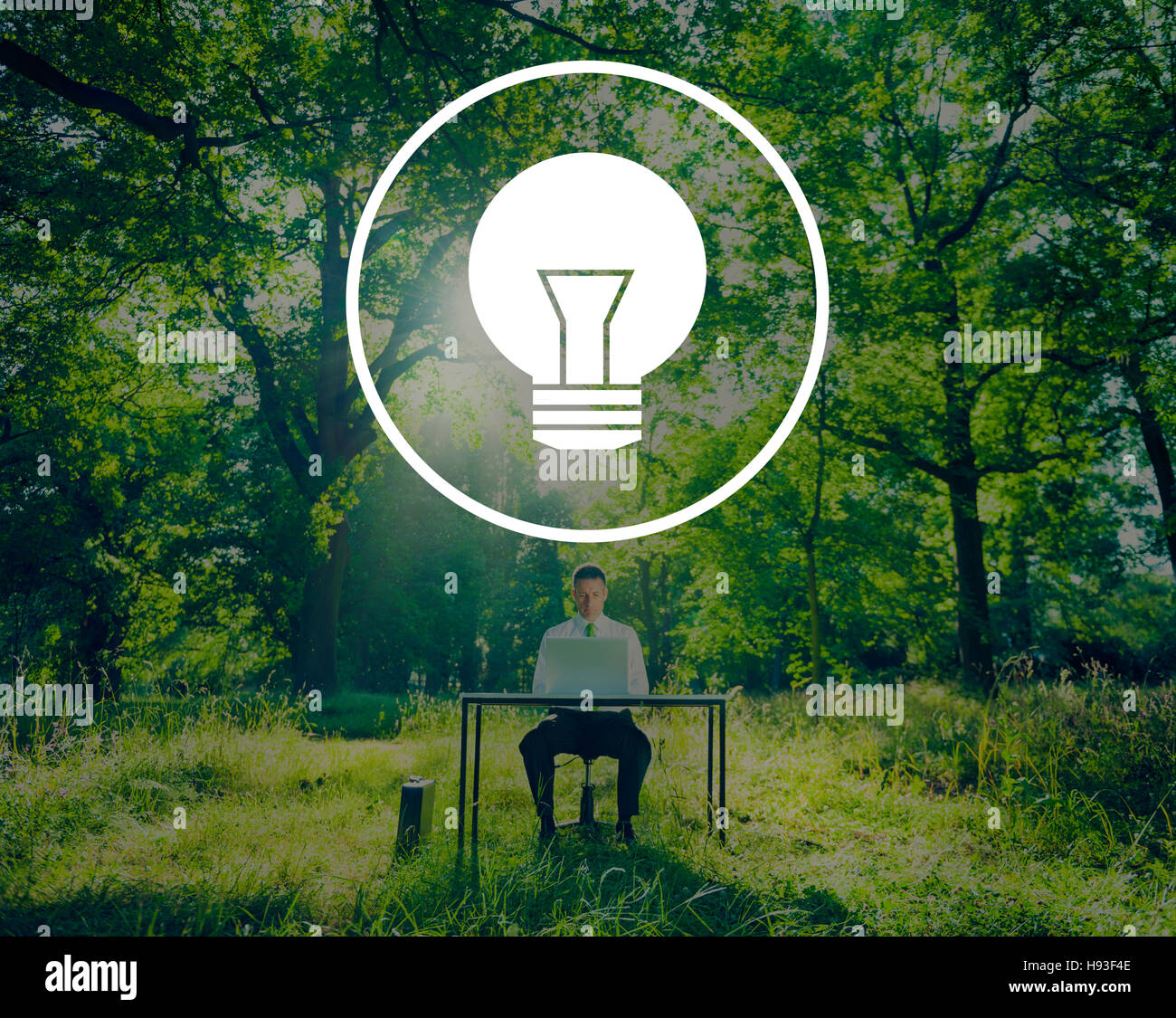 Light Bulb Ideas Inspiration VIsion Innovation Power Concept Stock ...