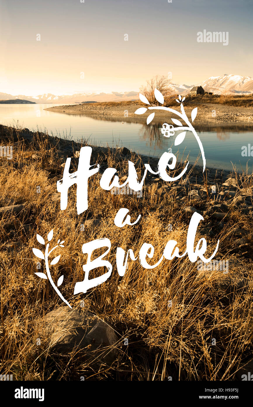 Break Holiday Vacation Relax Rest Concept Stock Photo - Alamy