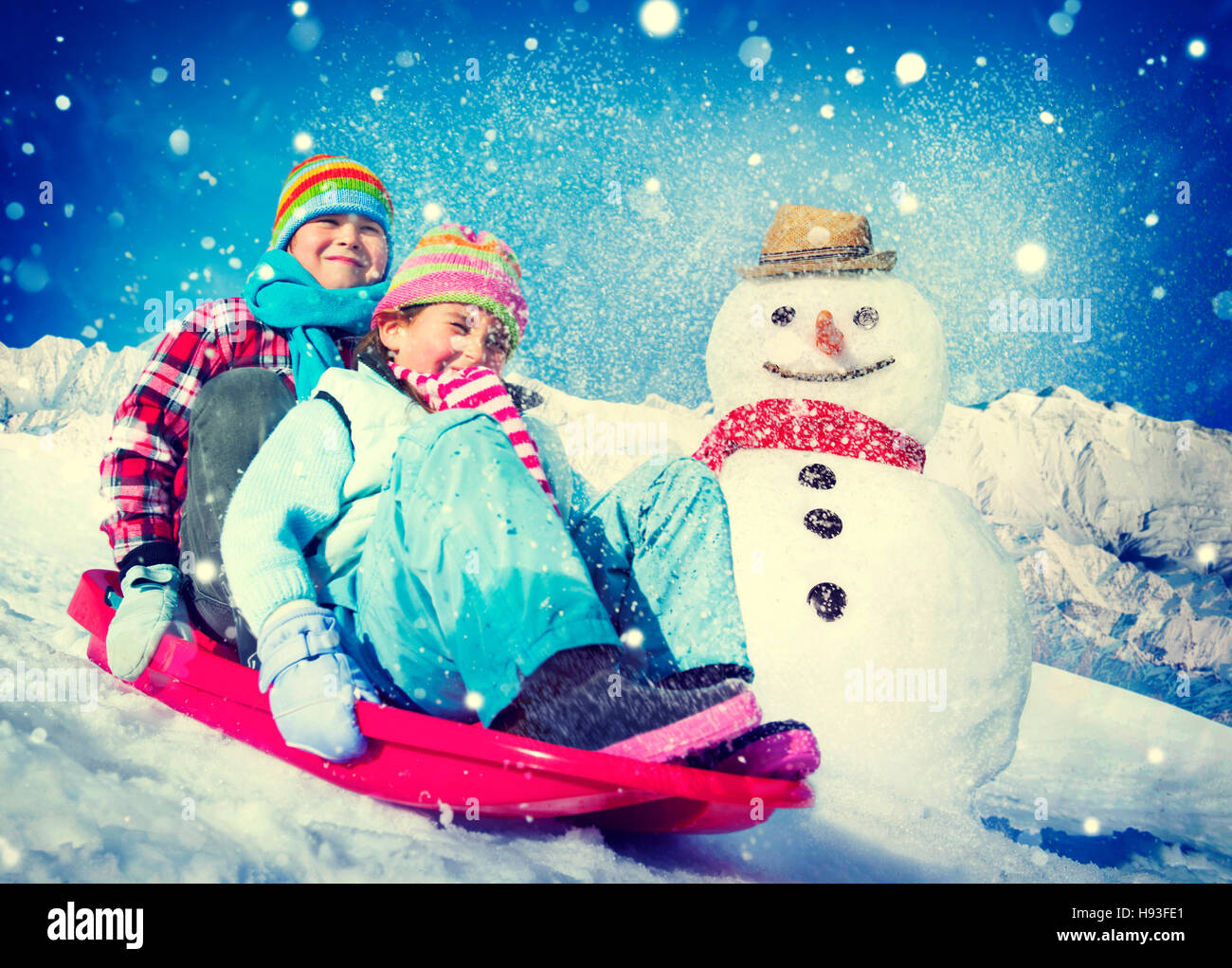 Snow sledge hi-res stock photography and images - Alamy