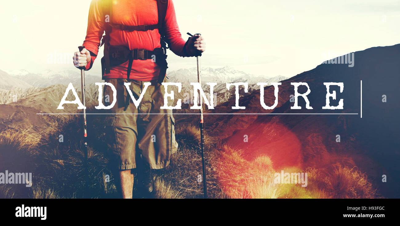 Adventure Explore Traveling Journey Destination Vacation Concept Stock ...