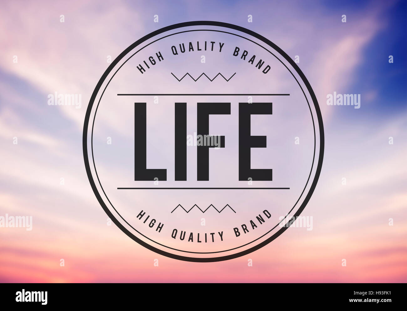 Live Lifestyle Life Alive Balance Concept Stock Photo - Alamy