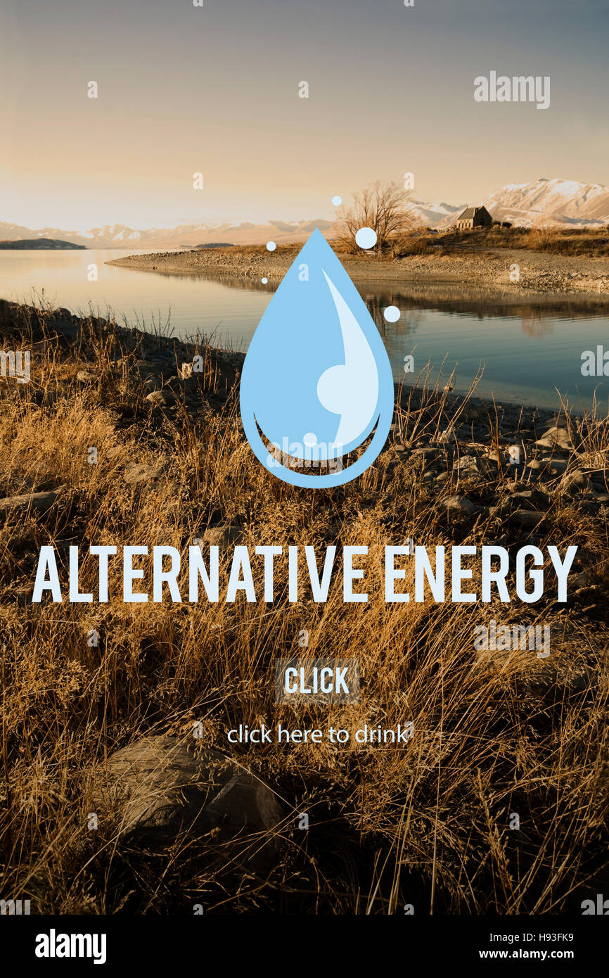 Clean Water Alternative Energy H2o Concept Stock Photo - Alamy