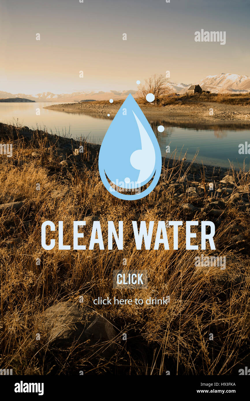 Clean Water Alternative Energy H2o Concept Stock Photo - Alamy