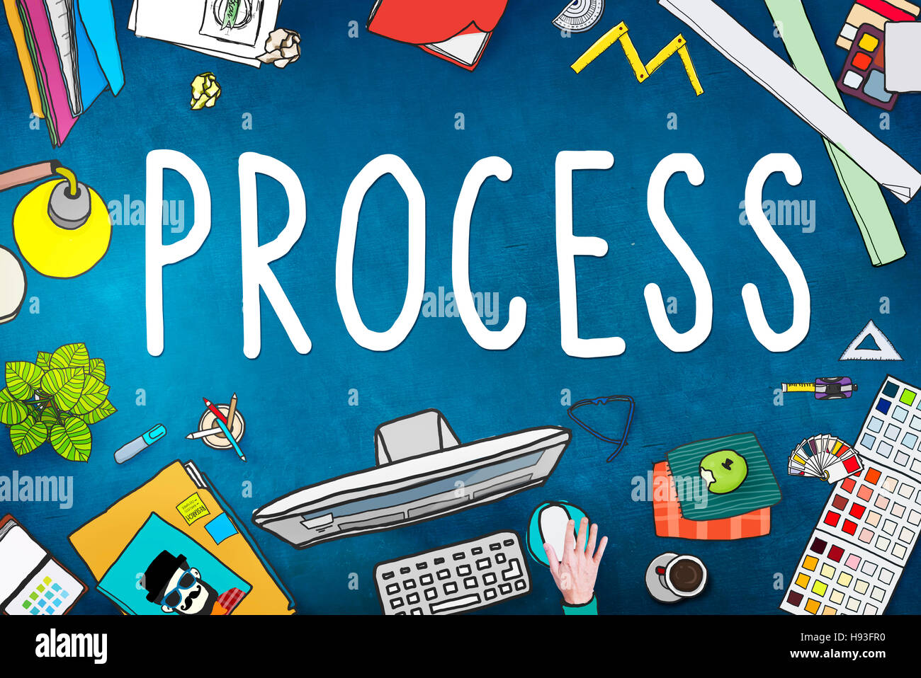 Process System Method Procedure Operation Concept Stock Photo - Alamy