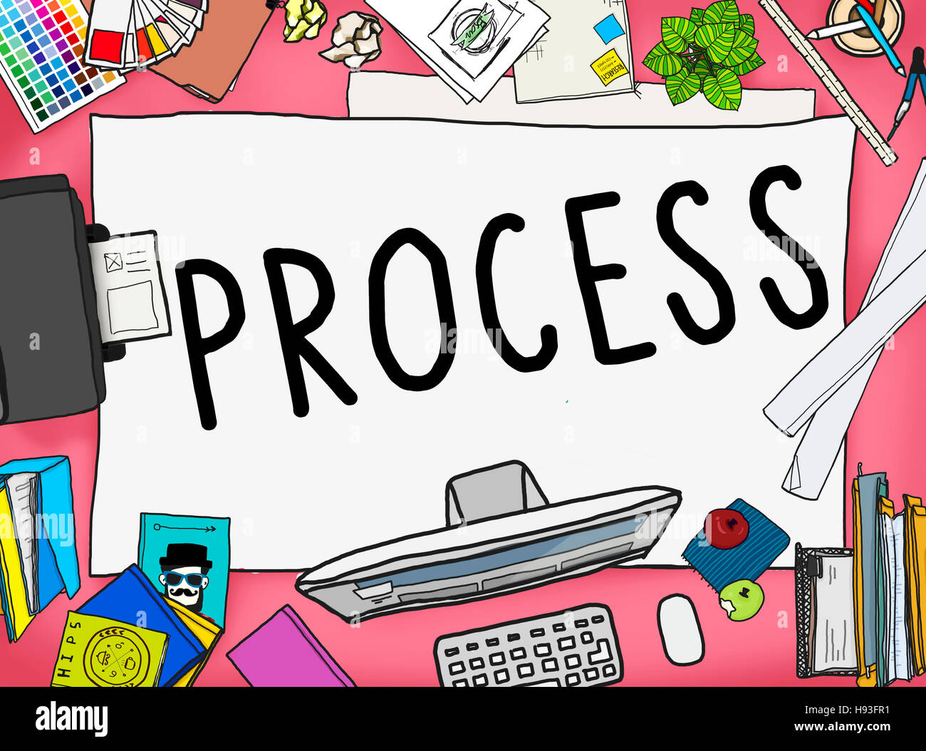 Process System Method Procedure Operation Concept Stock Photo - Alamy