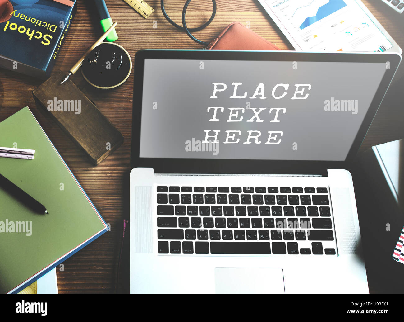 Advertisement Commercial Data Text Information Concept Stock Photo - Alamy