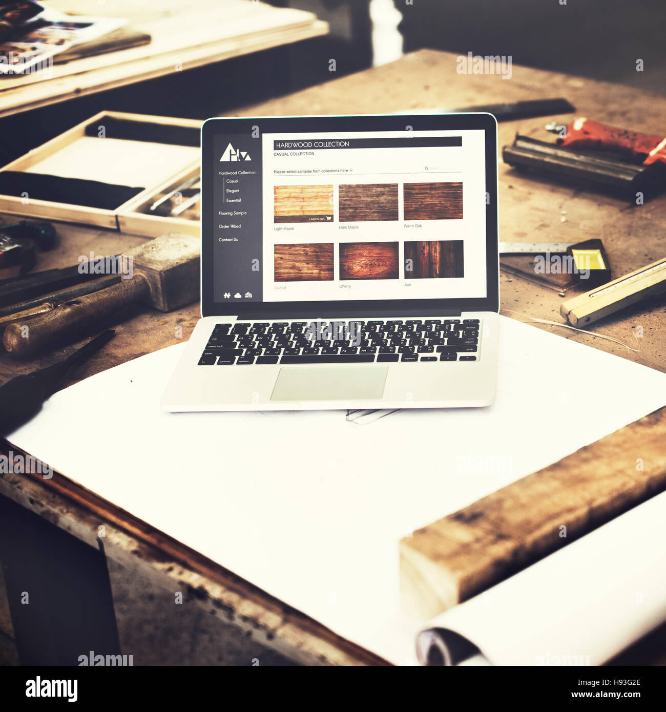 Carpentry Work Project Interior Design Concept Stock Photo - Alamy