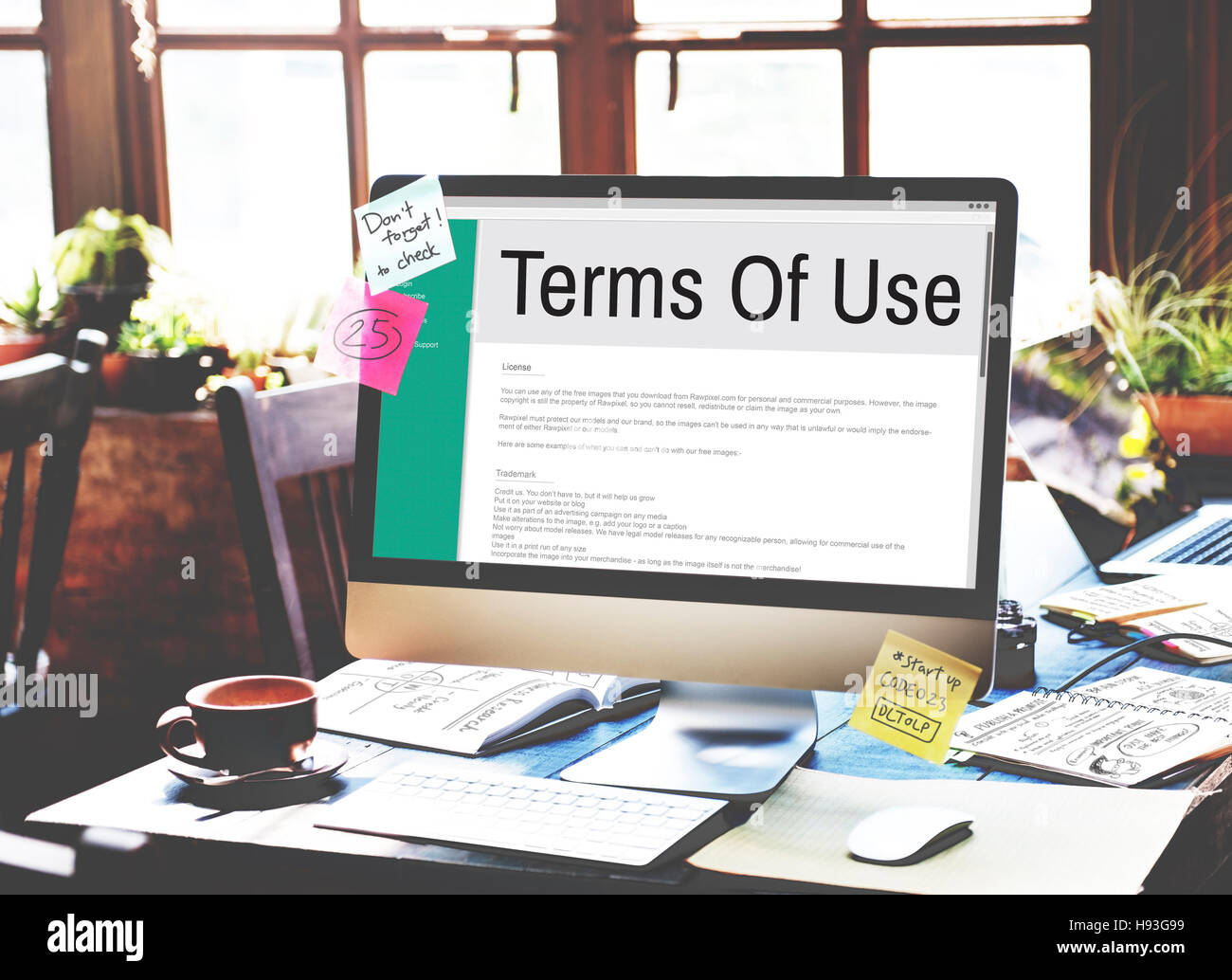 Terms of Use Conditions Rule Policy Regulation Concept Stock Photo - Alamy