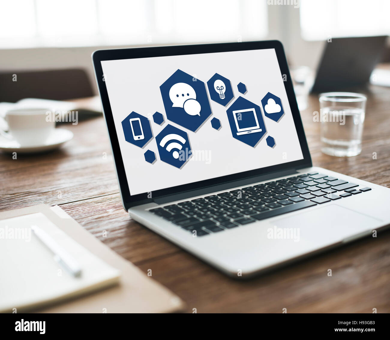 Internet Connection Technology Computer Social Concept Stock Photo - Alamy