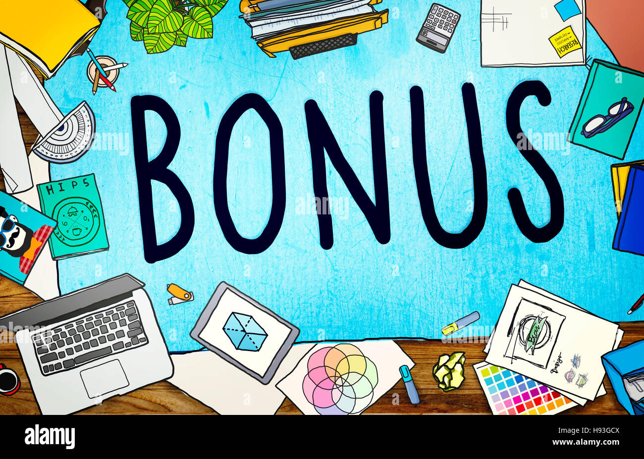 Bonus Benefit Income Incentive Profit Concept Stock Photo - Alamy