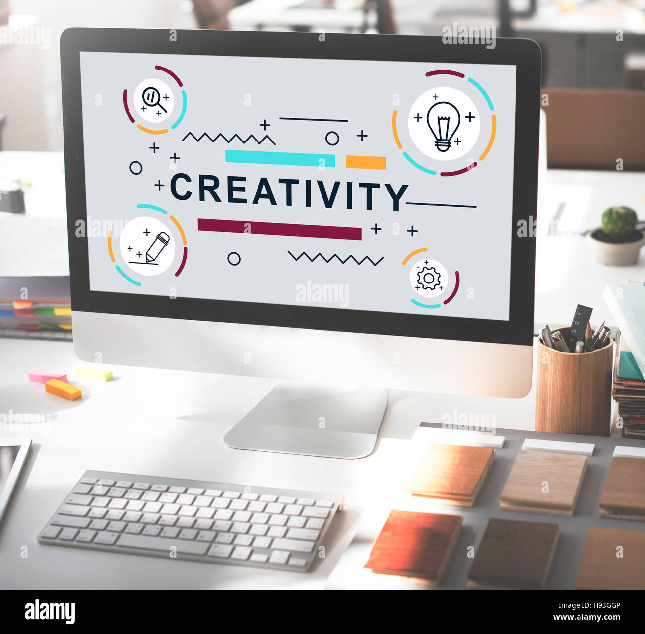 Creativity Ideas Design Invention Graphic Concept Stock Photo - Alamy