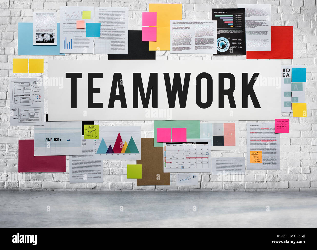Teamwork Alliance Association Collaboration Concept Stock Photo - Alamy
