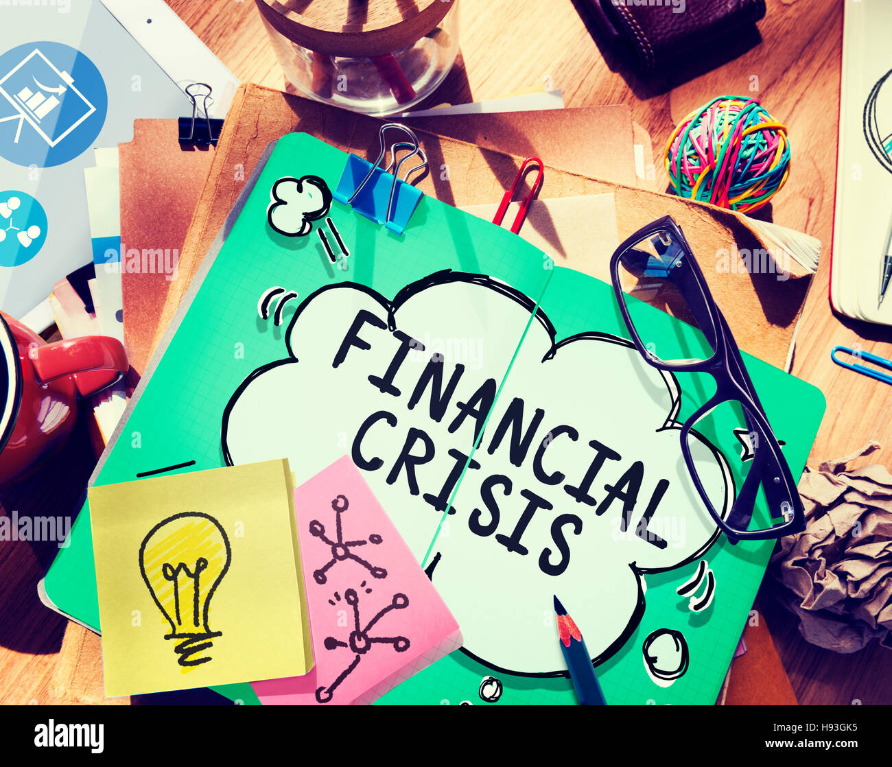 Financial Crisis Bankruptcy Depression Finance Concept Stock Photo - Alamy
