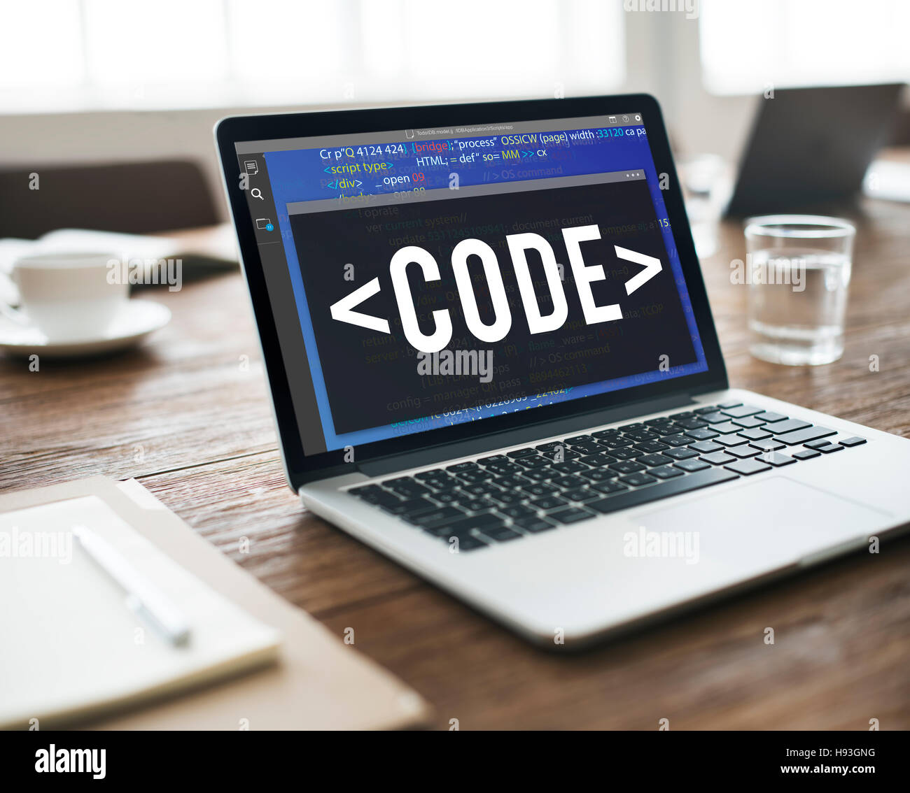 Code Coding Programming Technology Technical Concept Stock Photo - Alamy