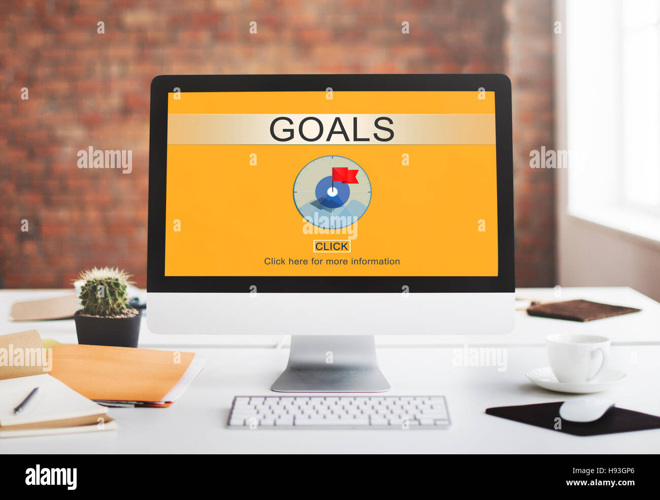 Goals Aim Purpose Mission Target Concept Stock Photo - Alamy
