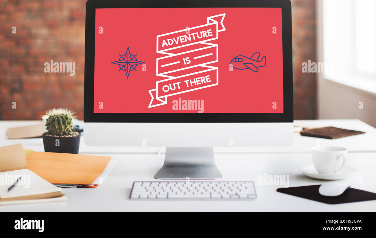 Destination Vacation Adventure Travel Trip Concept Stock Photo - Alamy
