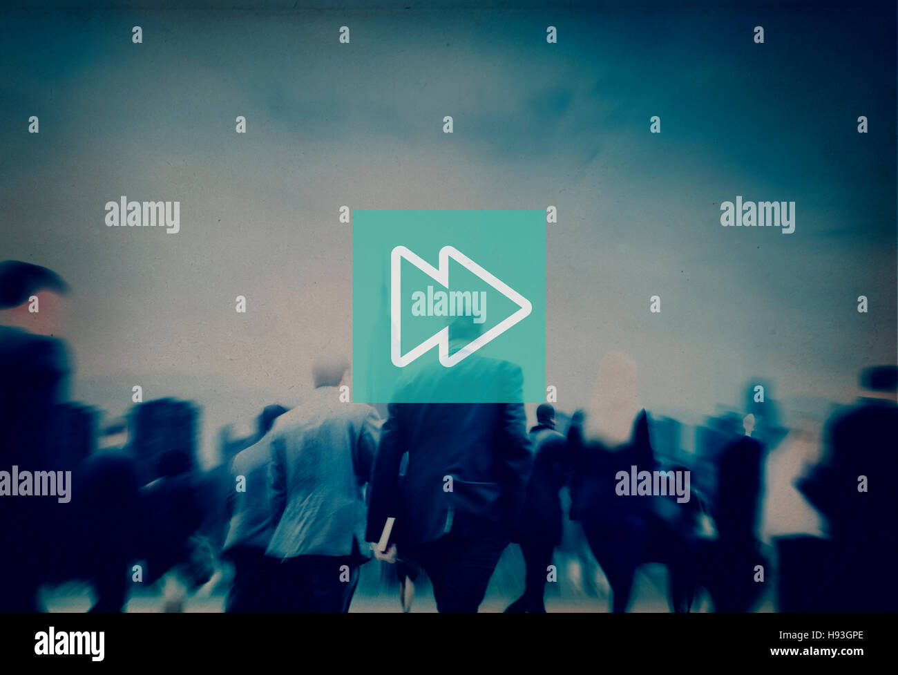 Fast Forward Multimedia Music Audio Concept Stock Photo - Alamy