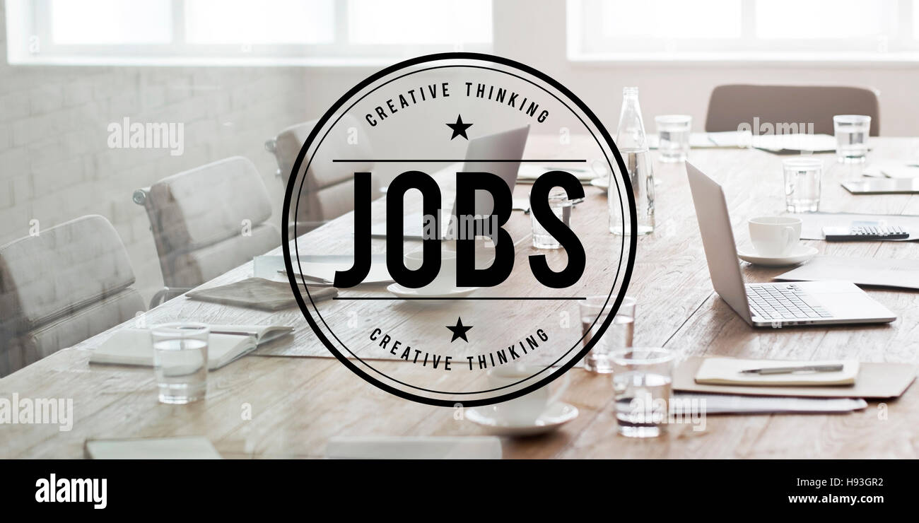 Job Search Application Career Work Concept Stock Photo - Alamy