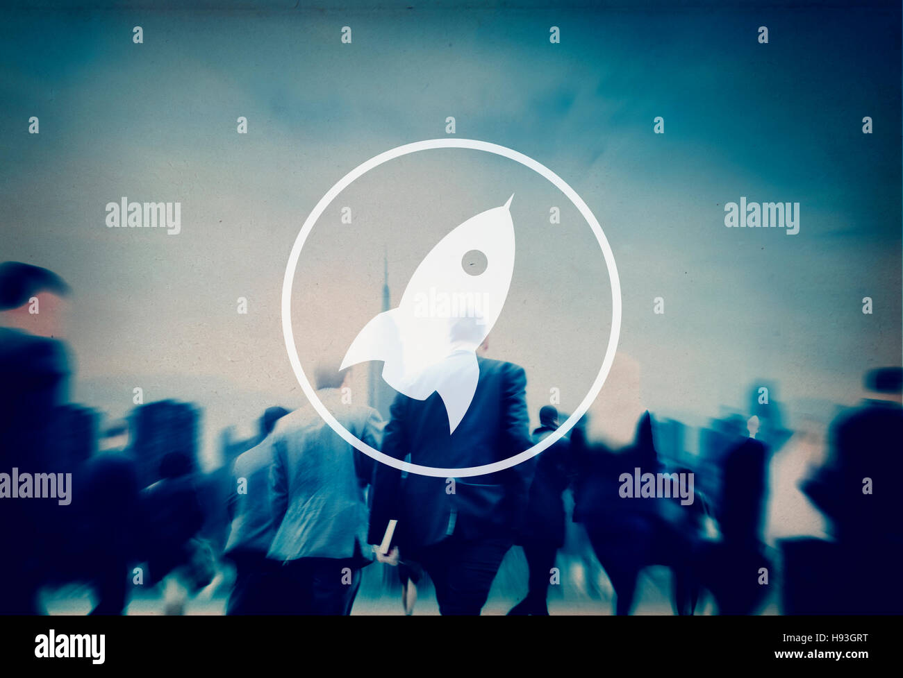 Launch Startup Innovation Improvement Rocket Concept Stock Photo - Alamy