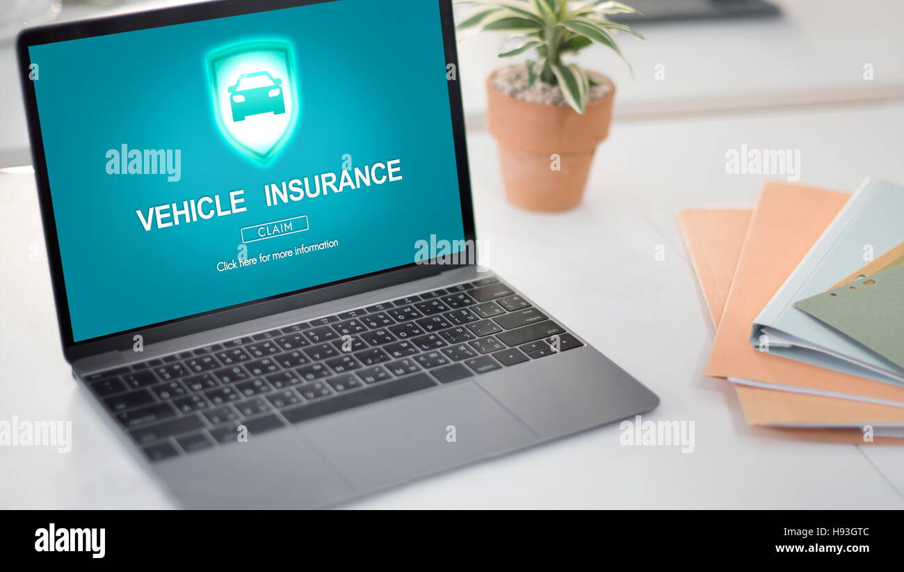 Vehicle Insurance Accident Damage Protection Concept Stock Photo - Alamy