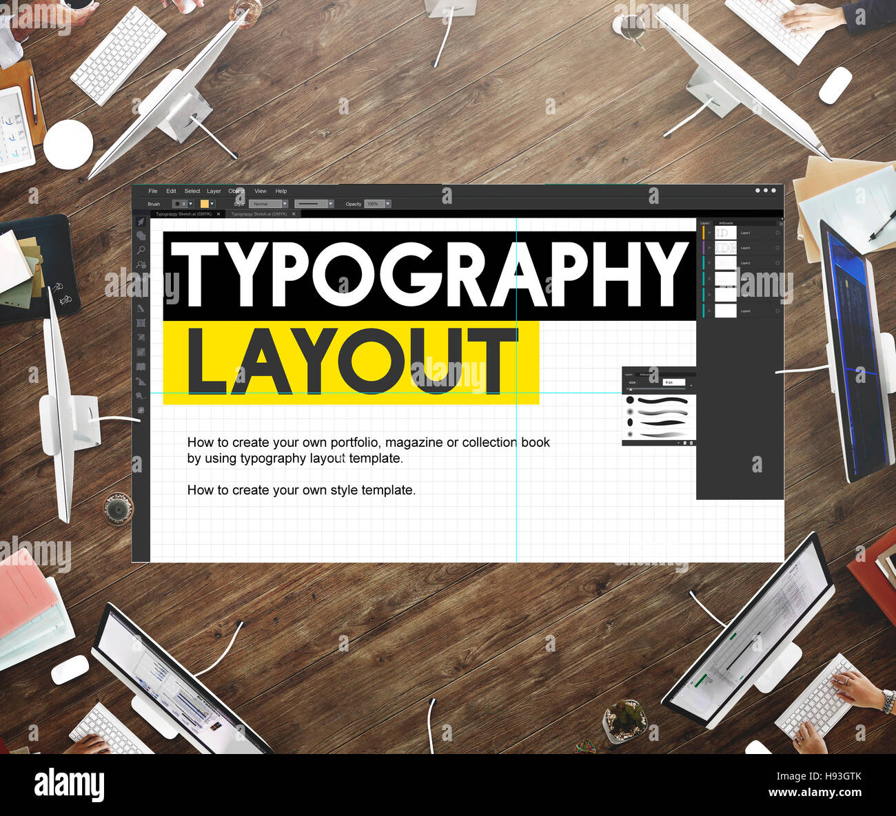 Typography Design Layout