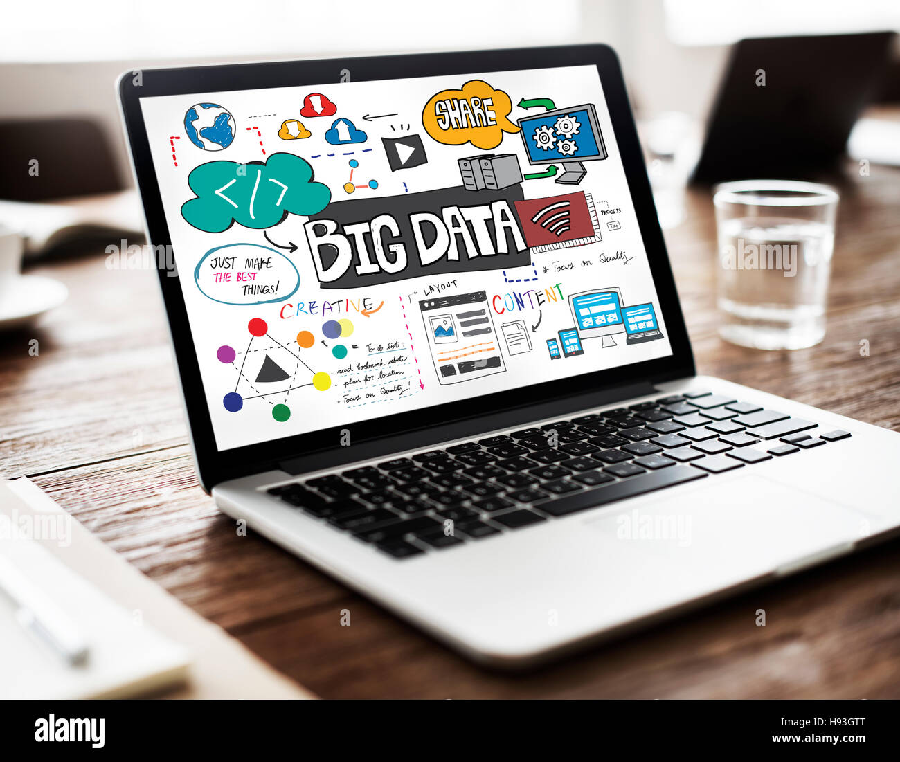 Big Data Online Internet Technology Concept Stock Photo - Alamy