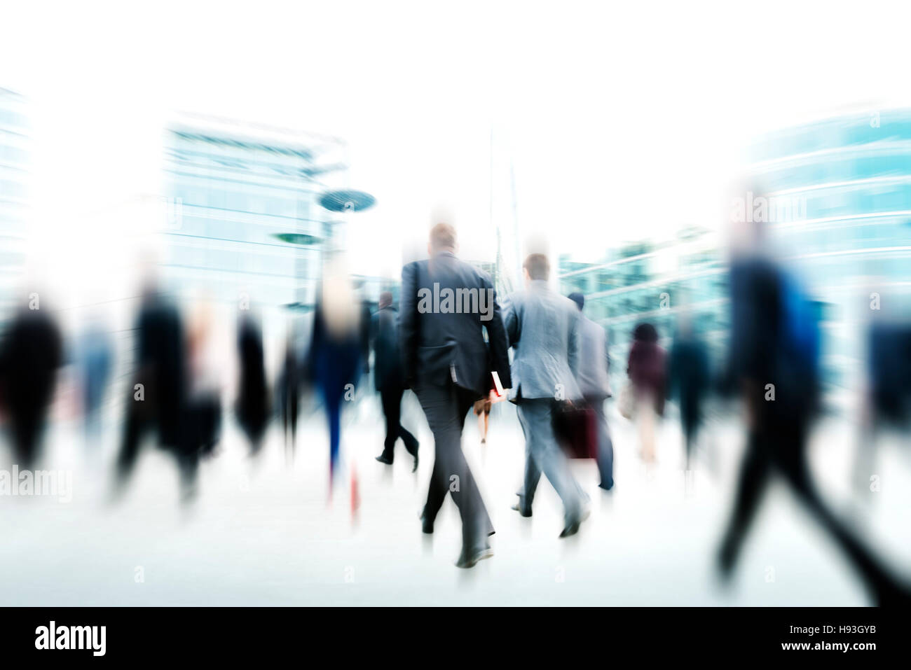 Business People Walking Commuter Travel Motion City Concept Stock Photo ...