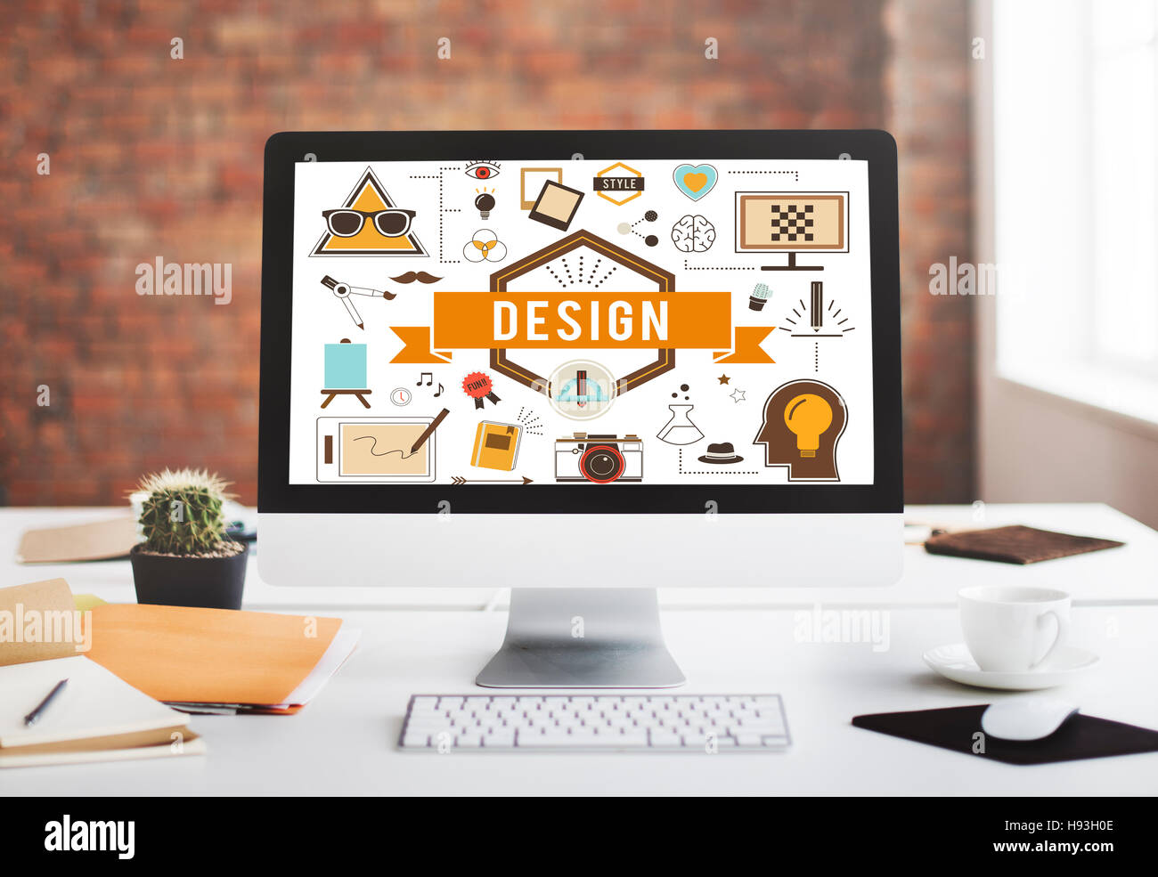 Design Creative Ideas Model Planning Sketch Concept Stock Photo - Alamy