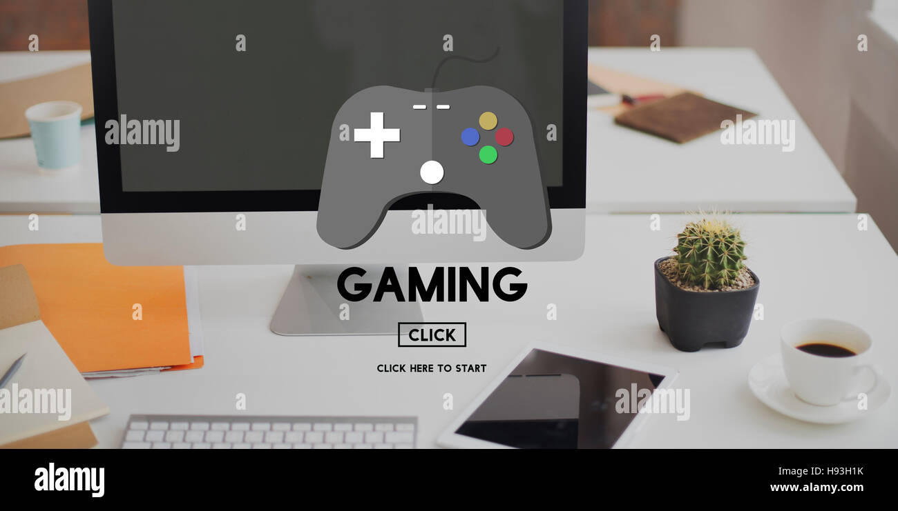 Gaming Game Playing Solutions Strategy Hobbies Concept Stock Photo - Alamy