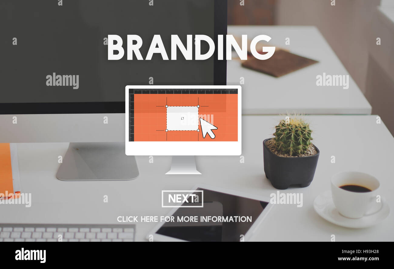 Brand Branding Advertising Commercial Marketing Concept Stock Photo - Alamy