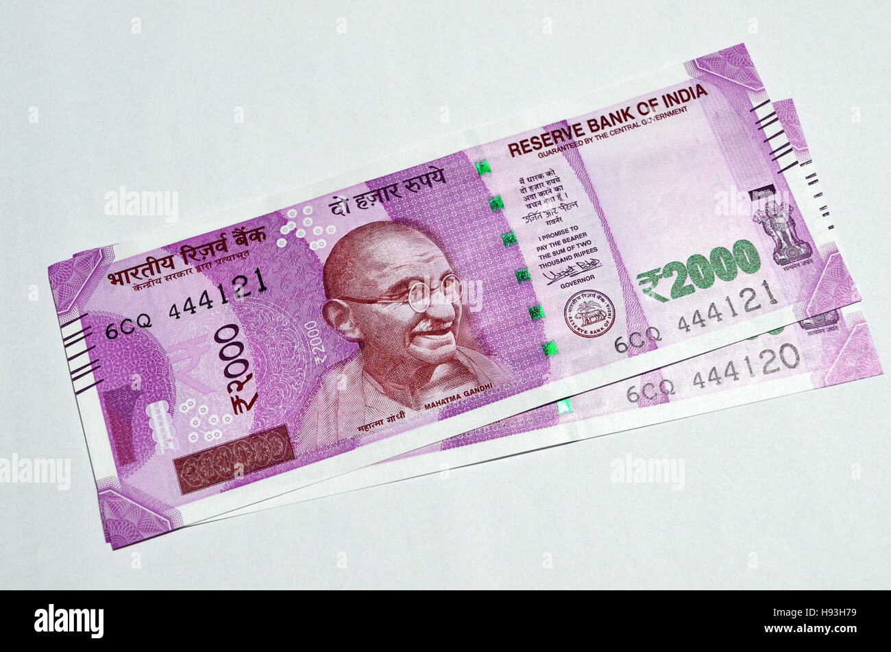 Indian new currency Stock Photo - Alamy