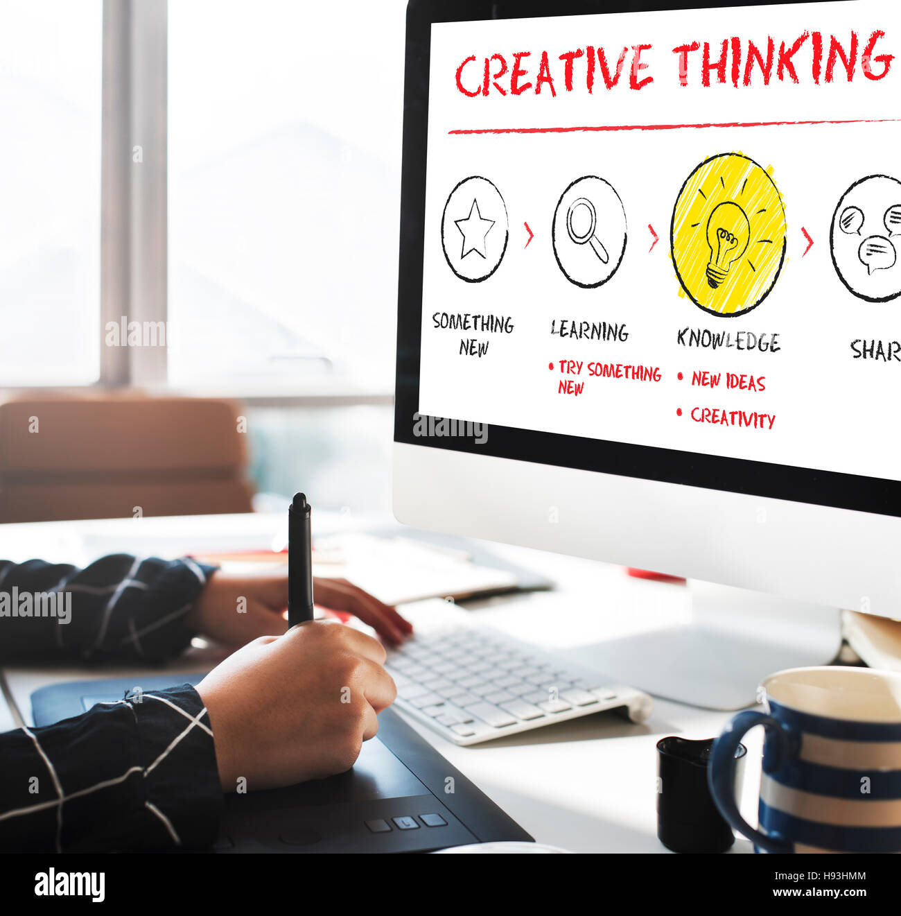 Create Imagination Innovation Inspiration Ideas Concept Stock Photo - Alamy