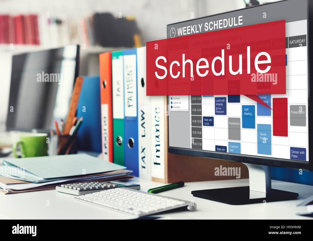 Schedule Organization Planning List To Do Concept Stock Photo - Alamy