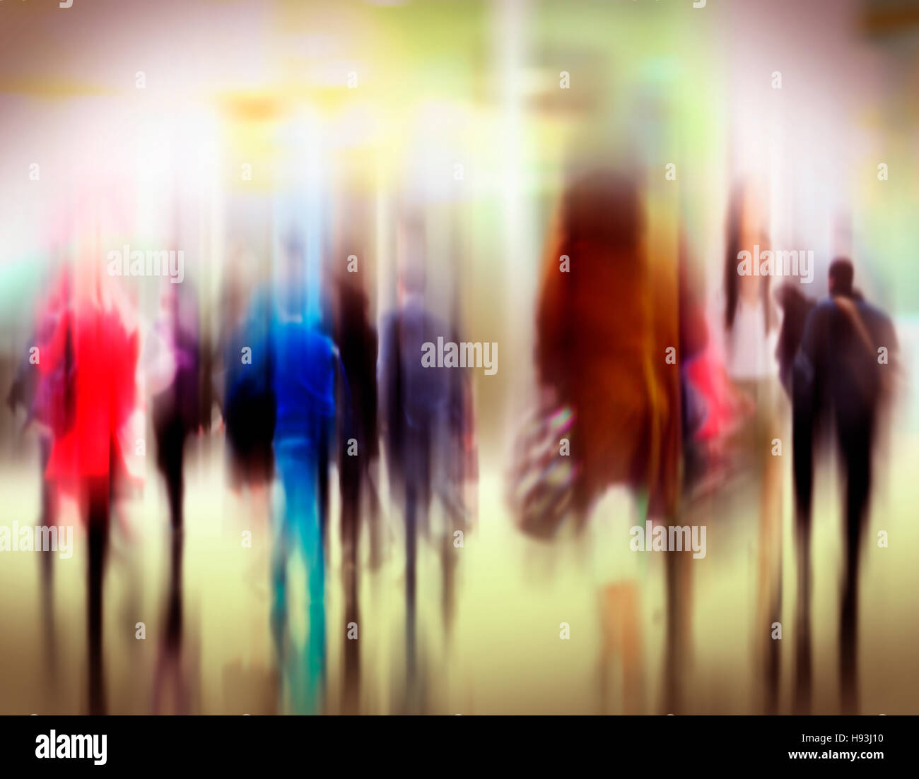 Business People Rush Hour Walking Commuting City Concept Stock Photo ...