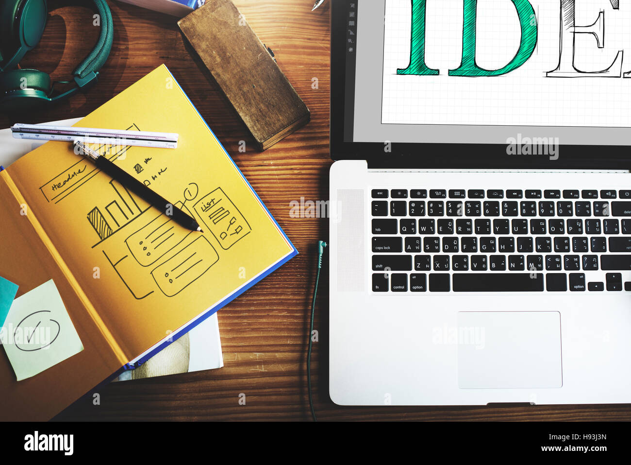 Idea Editing Program Application Interface Concept Stock Photo - Alamy