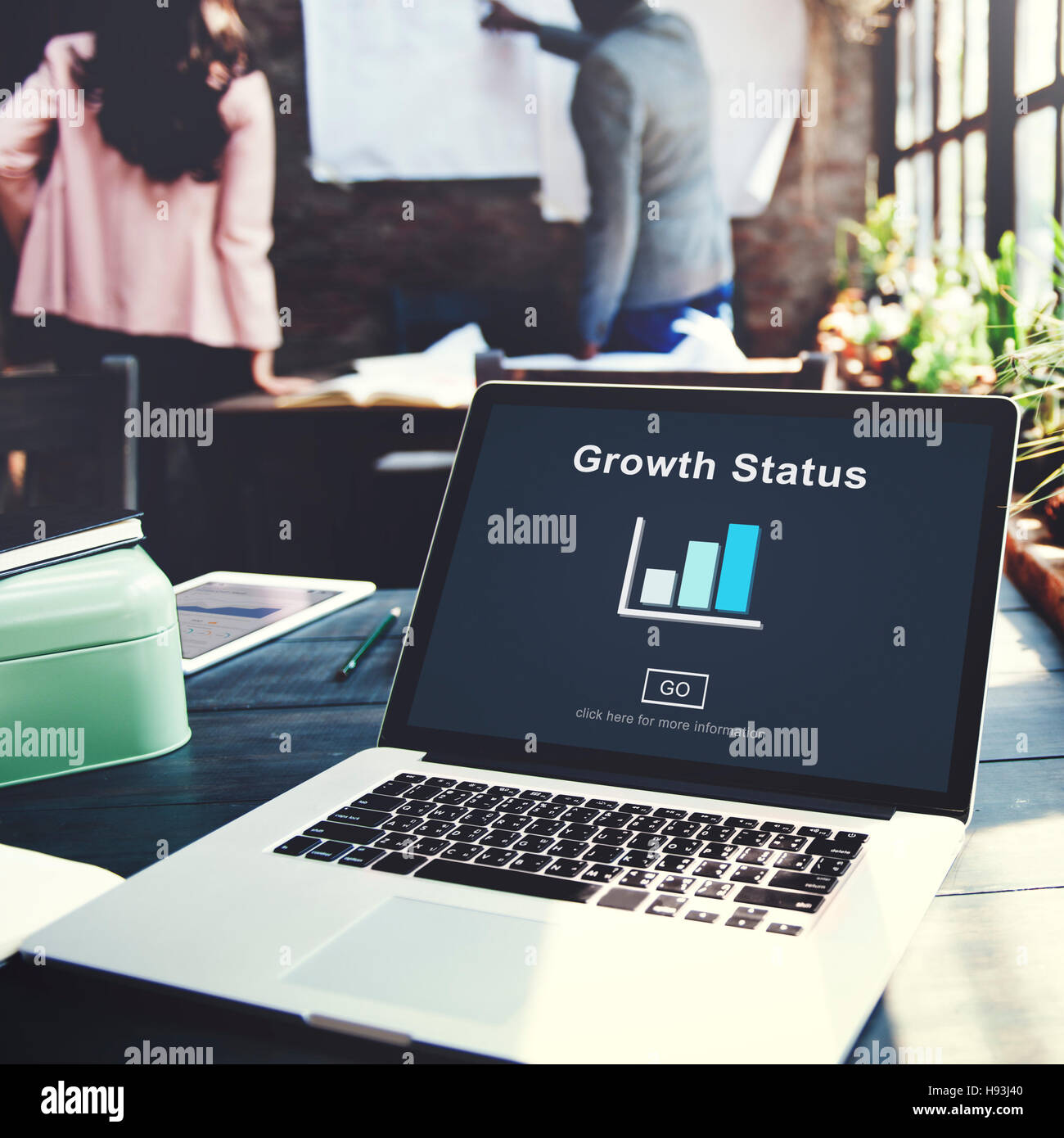 Growth Status Data Development Business Concept Stock Photo - Alamy