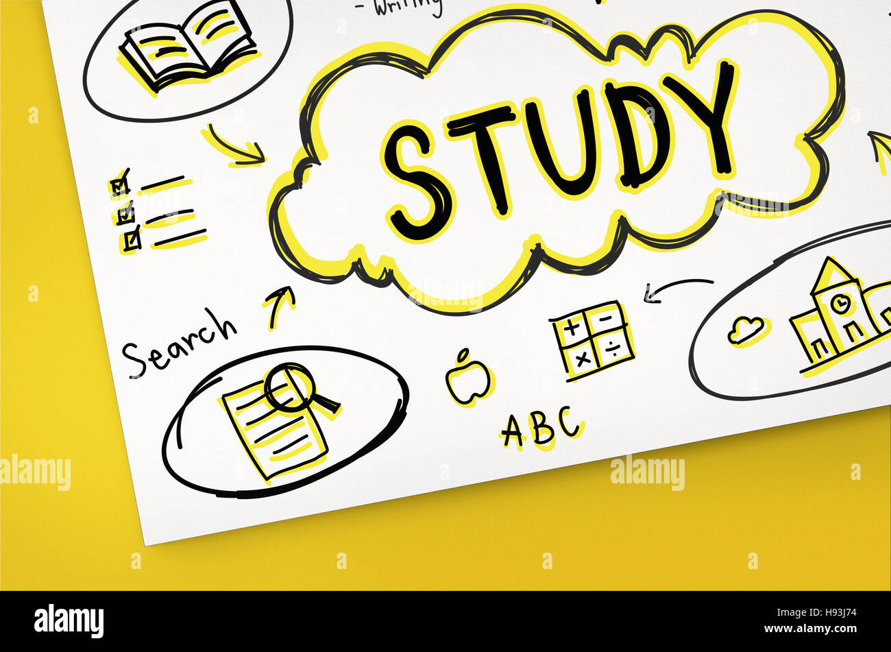 Lesson Training Study Knowledge Learning Concept Stock Photo - Alamy