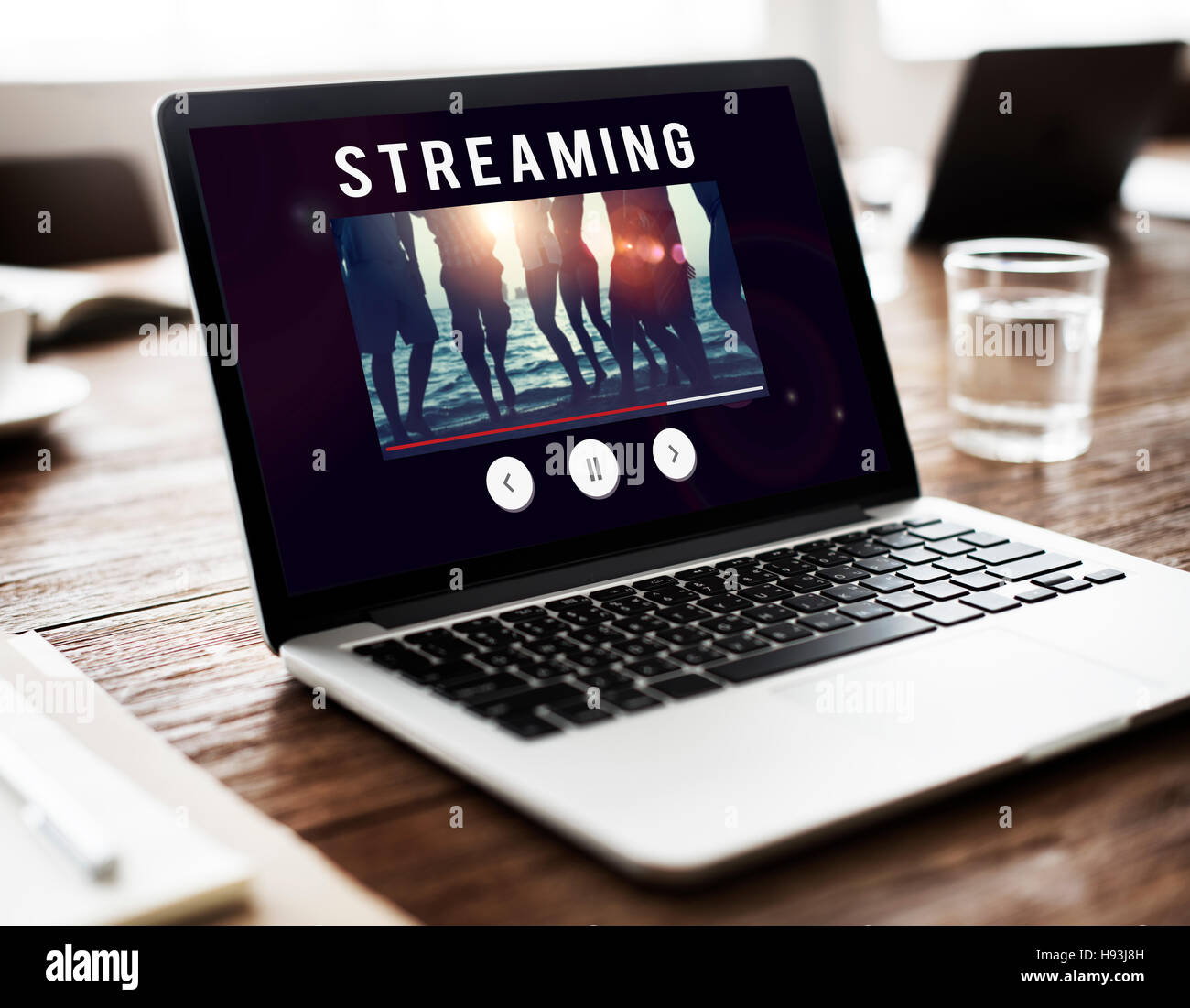 Video Entertainment Browsing Connect Digital Concept Stock Photo - Alamy