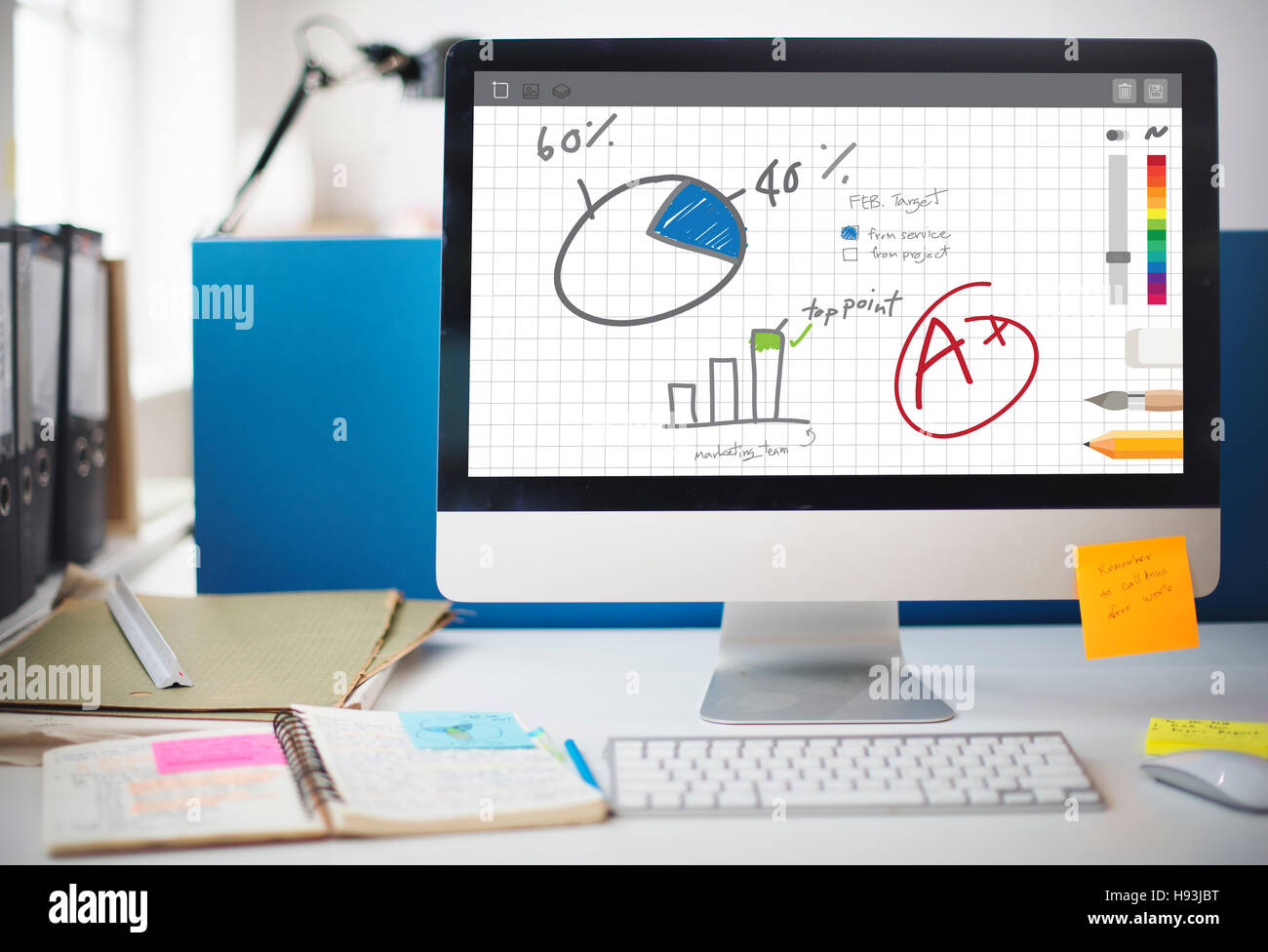 Data analysis pie chart hi-res stock photography and images - Alamy
