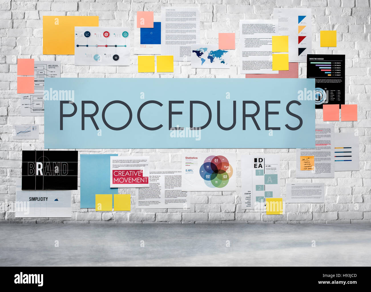 Document Marketing Strategy Business Concept Stock Photo - Alamy