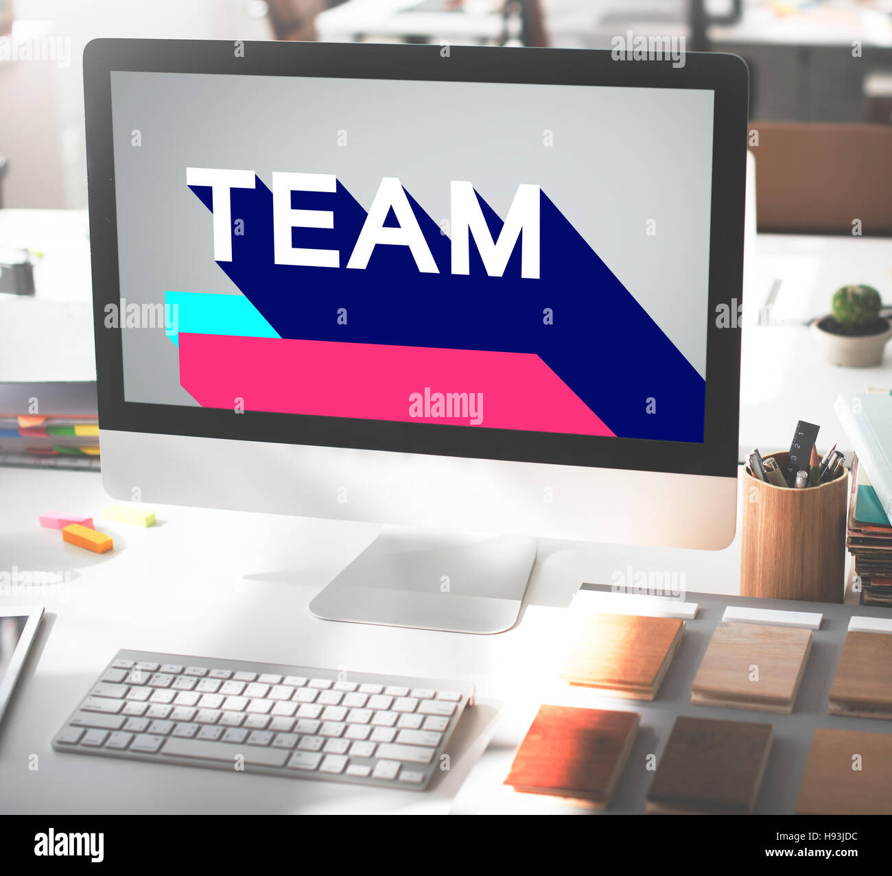 Team Collaboration Company Connection Unity Concept Stock Photo - Alamy