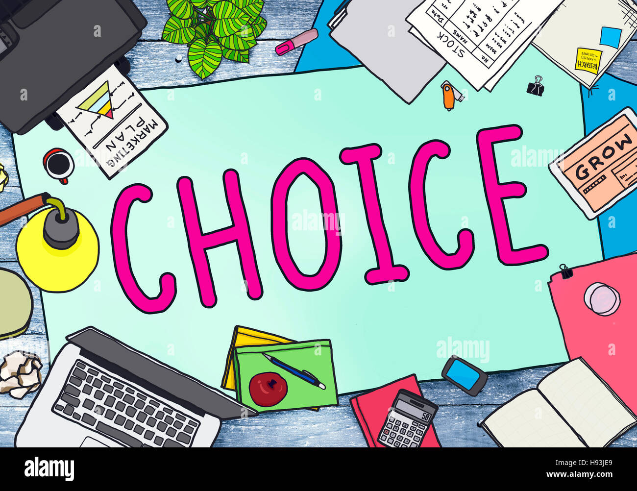 Choice Chance Opportunity Decision Alternative Concept Stock Photo - Alamy
