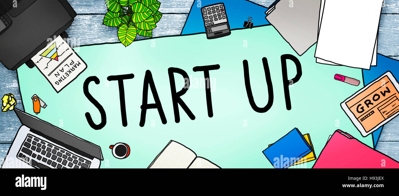 Start up Business Opportunity Development Success Concept Stock Photo ...