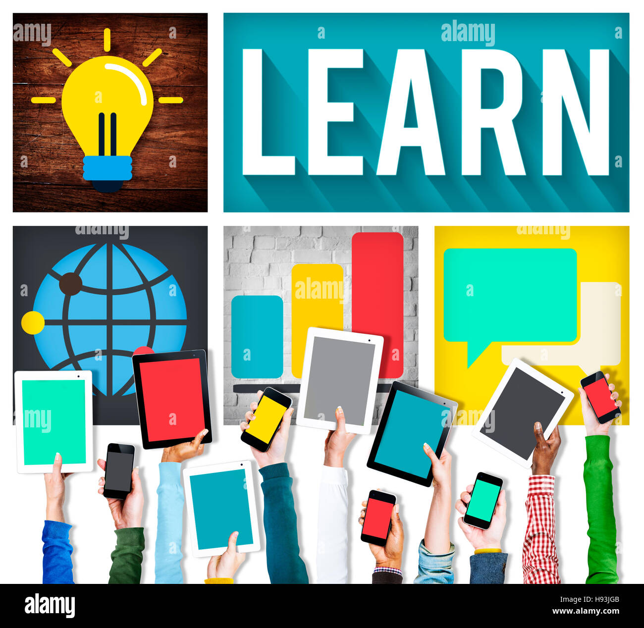 Learn Learning Education Studying Knowledge Concept Stock Photo - Alamy