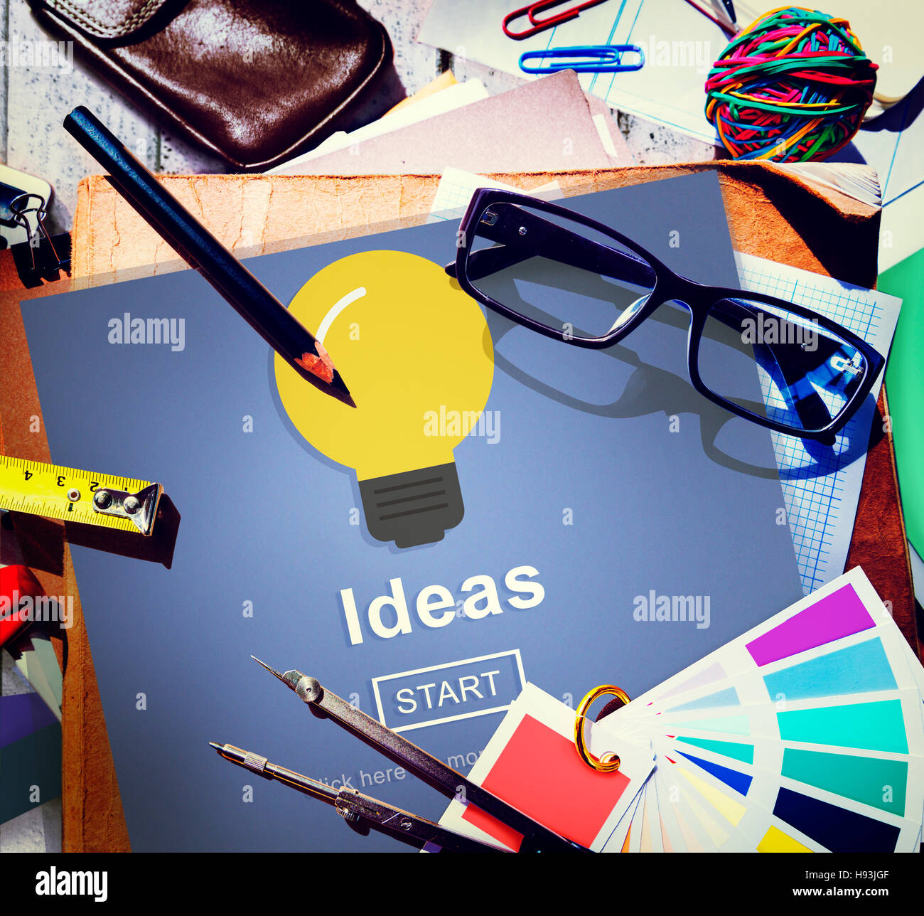 Ideas Knowledge Innovation Aspiration Inspiration Concept Stock Photo ...