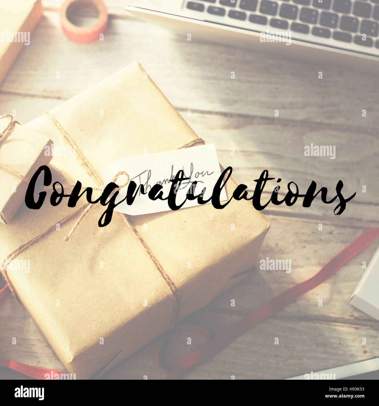 Arts & Crafts Gift Present Give Sharing Congratulations Concept Stock ...