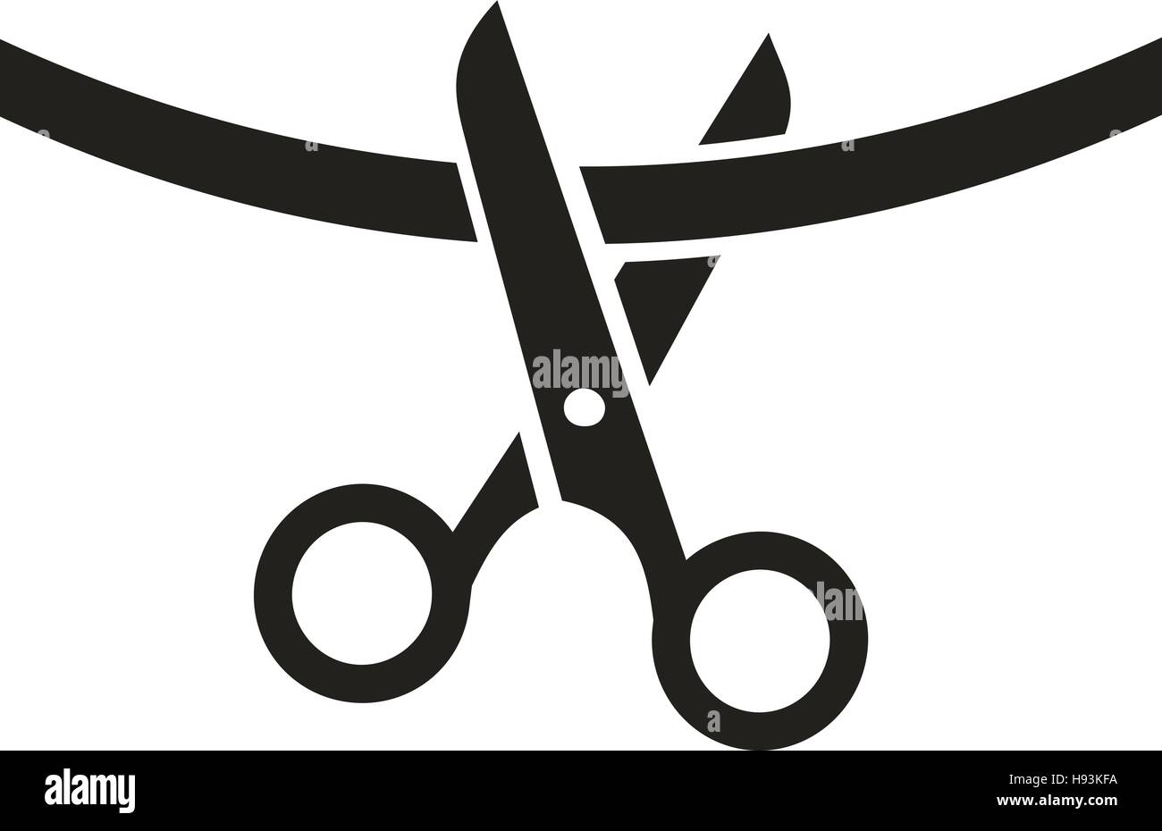 Cutting Ribbon Icon Stock Vector Image & Art - Alamy